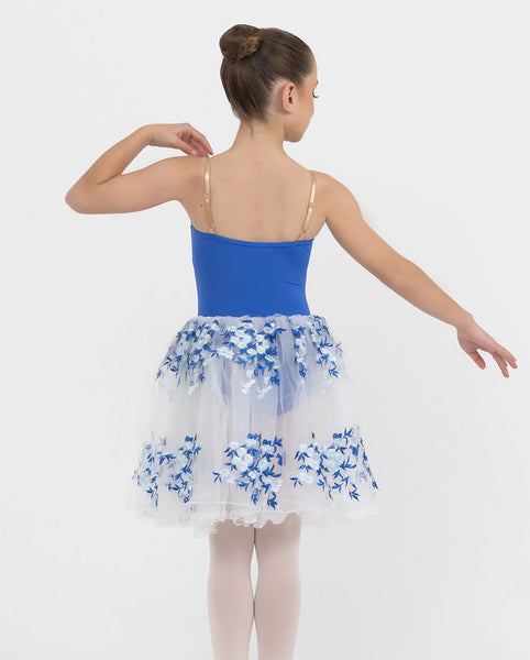 Studio 7, Floral Romance, ROYAL BLUE, Childs, CHRT02 – Dance & Play