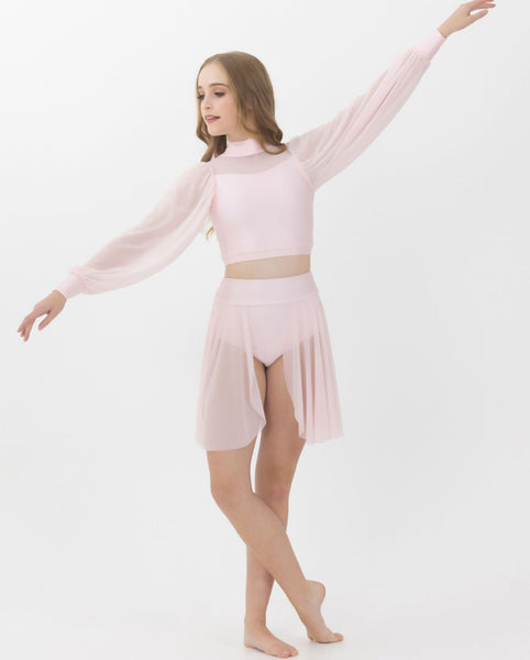 Studio 7, ANNABELLE CROP, Pale Pink, Adults, ADCT16 – Dance & Play